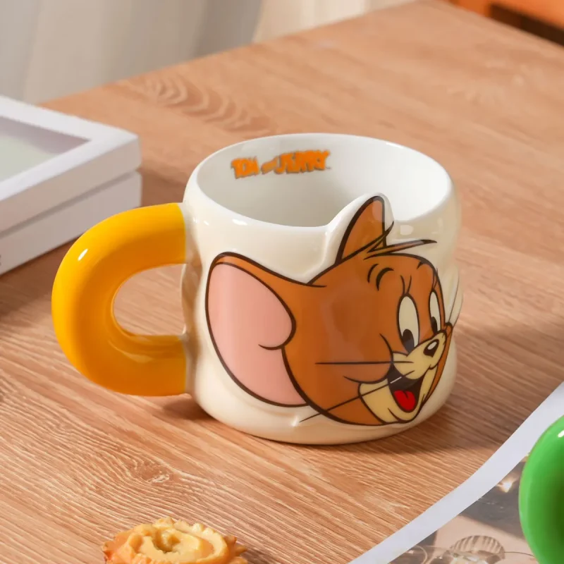 Official Tom and Jerry Cute Cartoon Mug Water Cup - Flomz